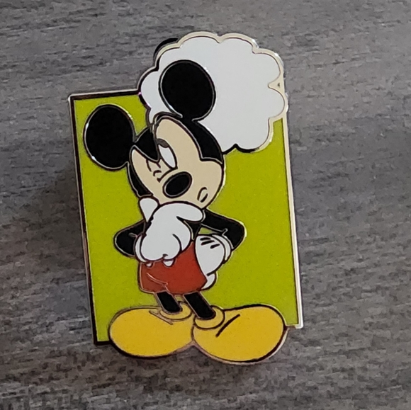 Disney | Accents | Disney Mickey Mouse Thinking Green Enamel Pin | Poshmark